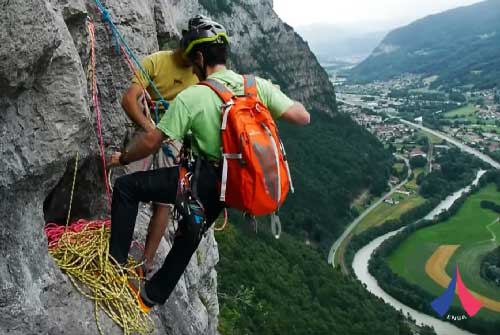 ENSA | La descente en rappel - Roc et Glace